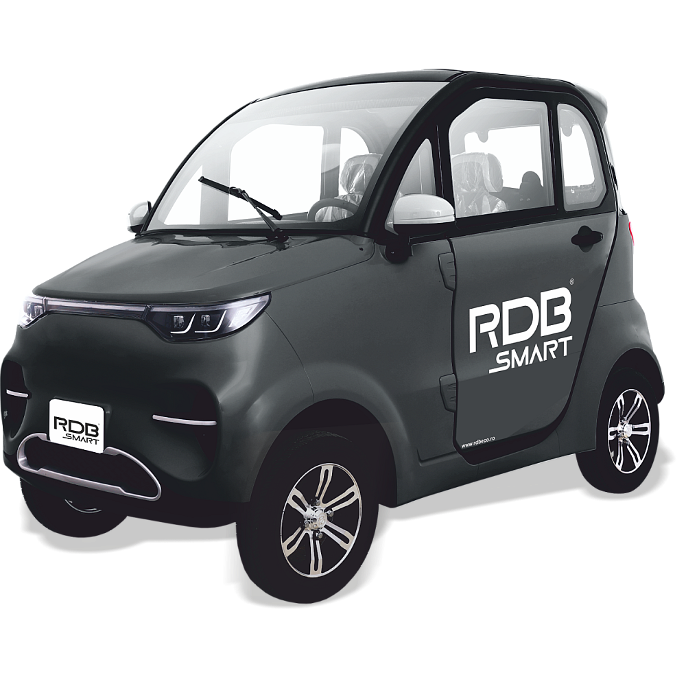 Mașină Electrică RDB SMART 3000W | Autonomie 120km | Fără Permis | Pitești